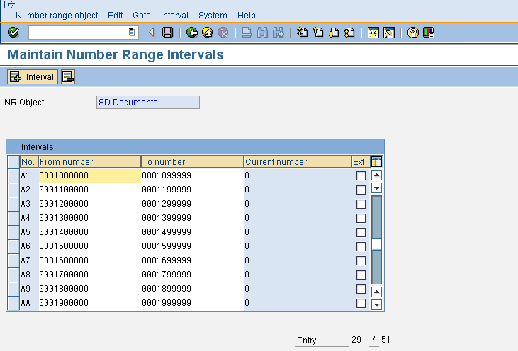 Define Number Ranges In SAP Define Number Ranges In SAP