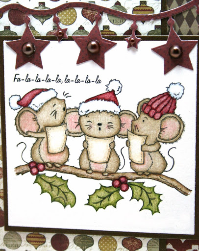 Caroling Mice Christmas Card | Paperesse
