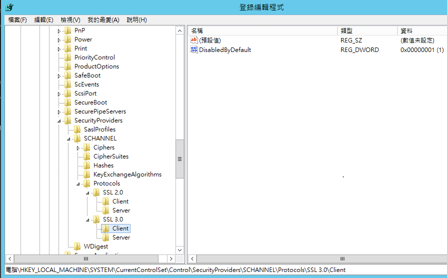 SSL Version 2 and 3 Protocol Detection問題