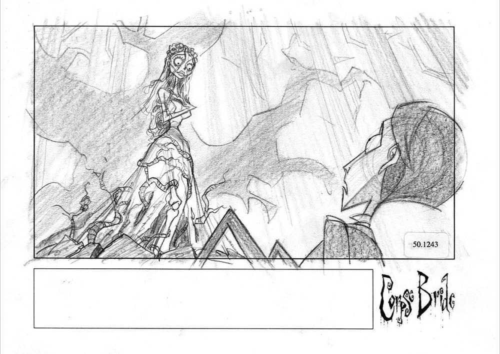 Living Lines Library: Corpse Bride (2005) - Storyboards
