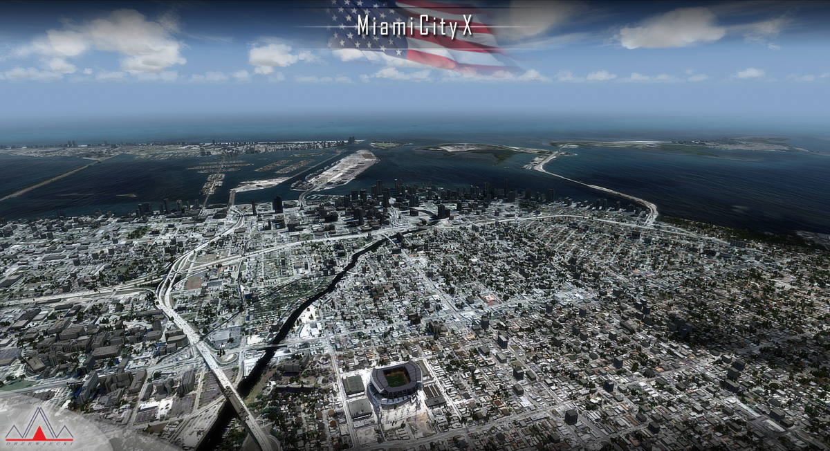 [P3DV3/P3DV4/FSX] DD Miami City X v1.8 - Master Addons