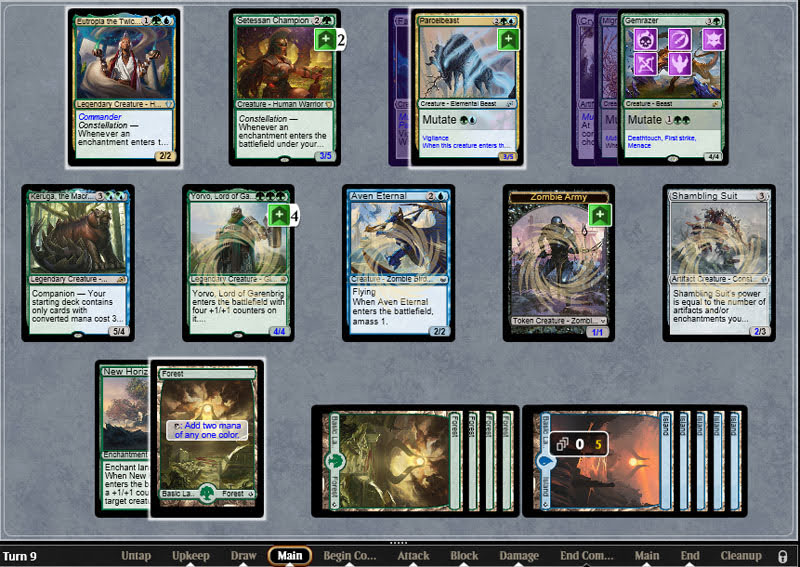 Magic the Gathering Adventures: Eutropia with Keruga Companion Casual ...