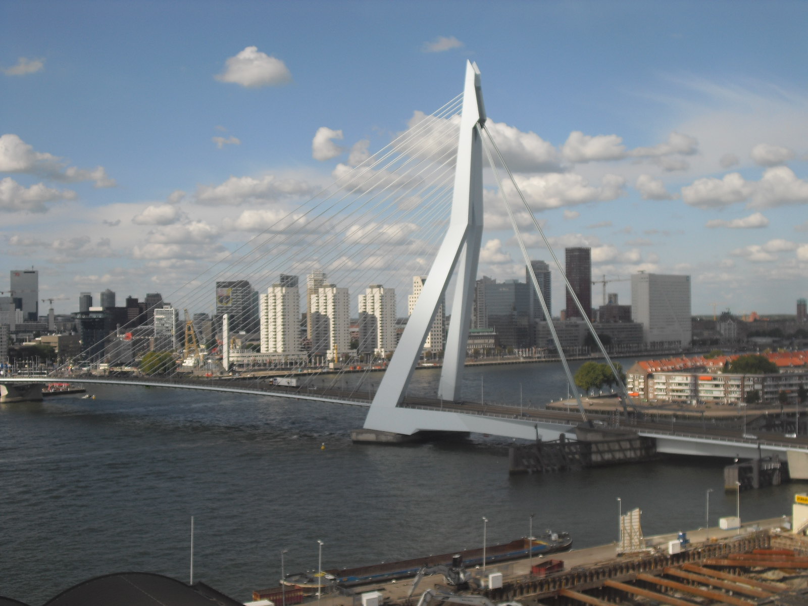 Erasmusbrug (Erasmus Bridge), Rotterdam, The Netherlands | ARCHITECTURE