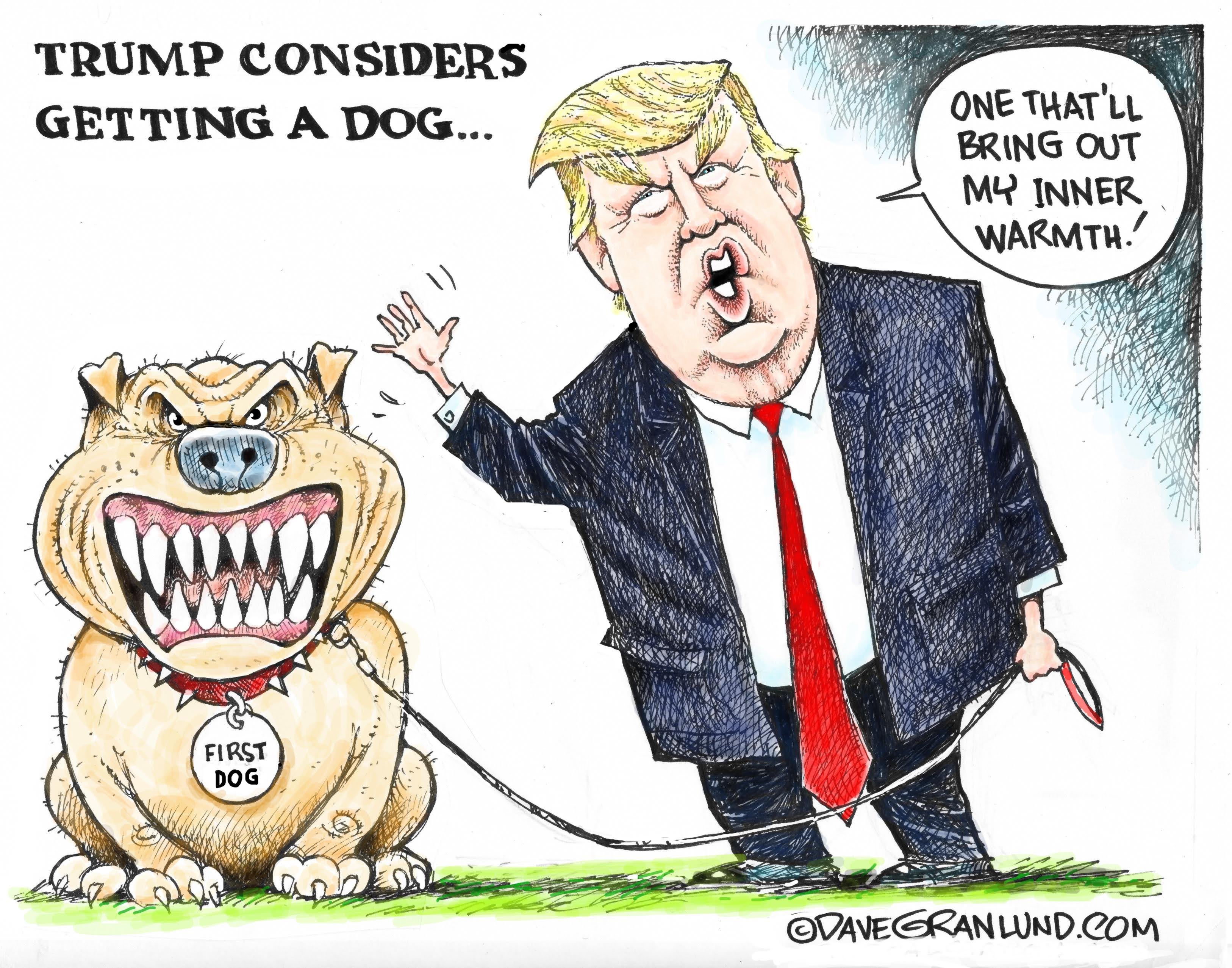 Terrierman's Daily Dose: The Trump Dog Cartoons