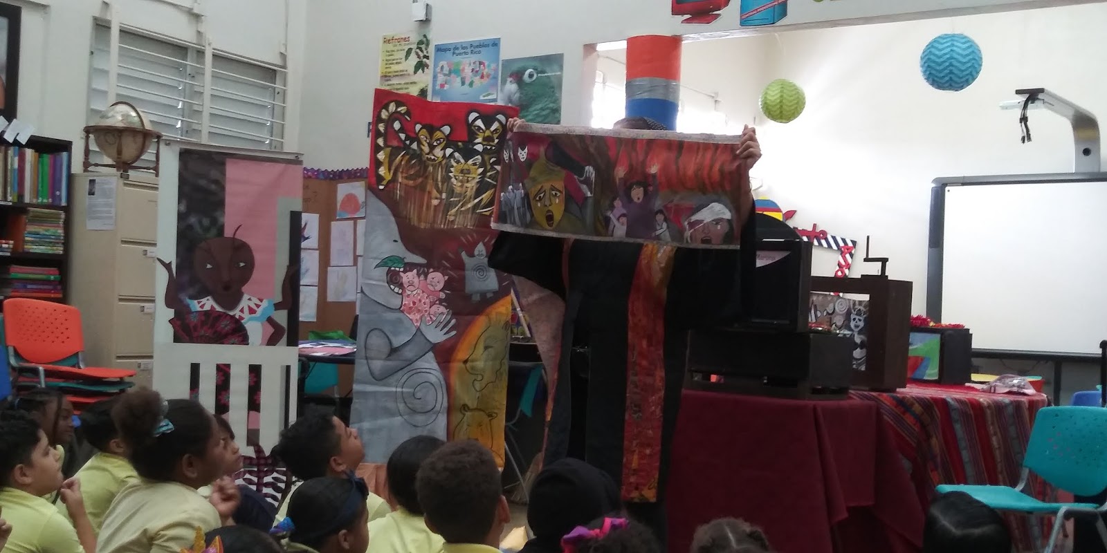 Biblioteca Ana Vizcarrondo de Túa: María Chuzema nos visita