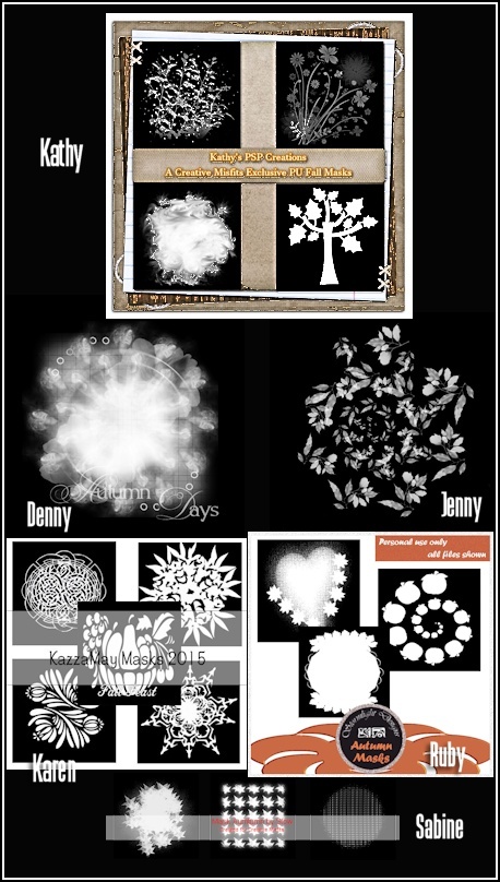 Creative Misfits Creations: Autumn Masks