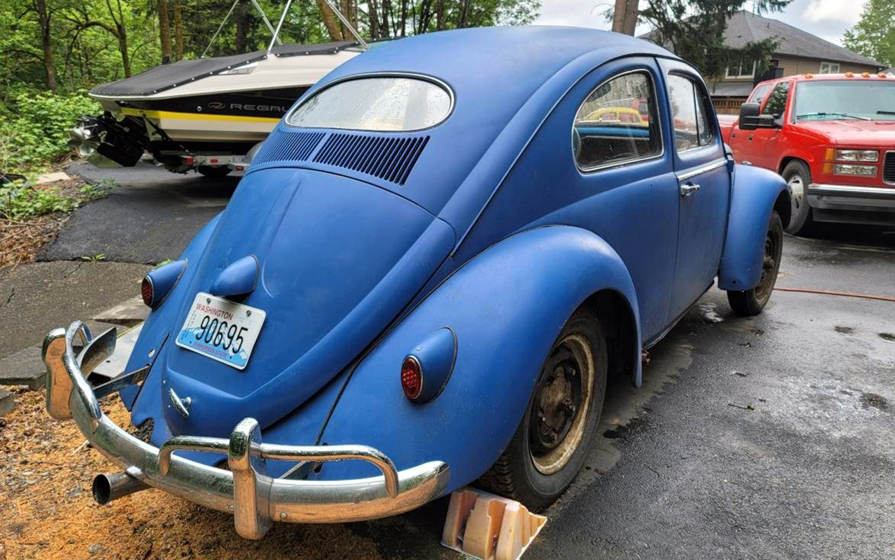 transpress nz: 1957 Volkswagen oval window rear