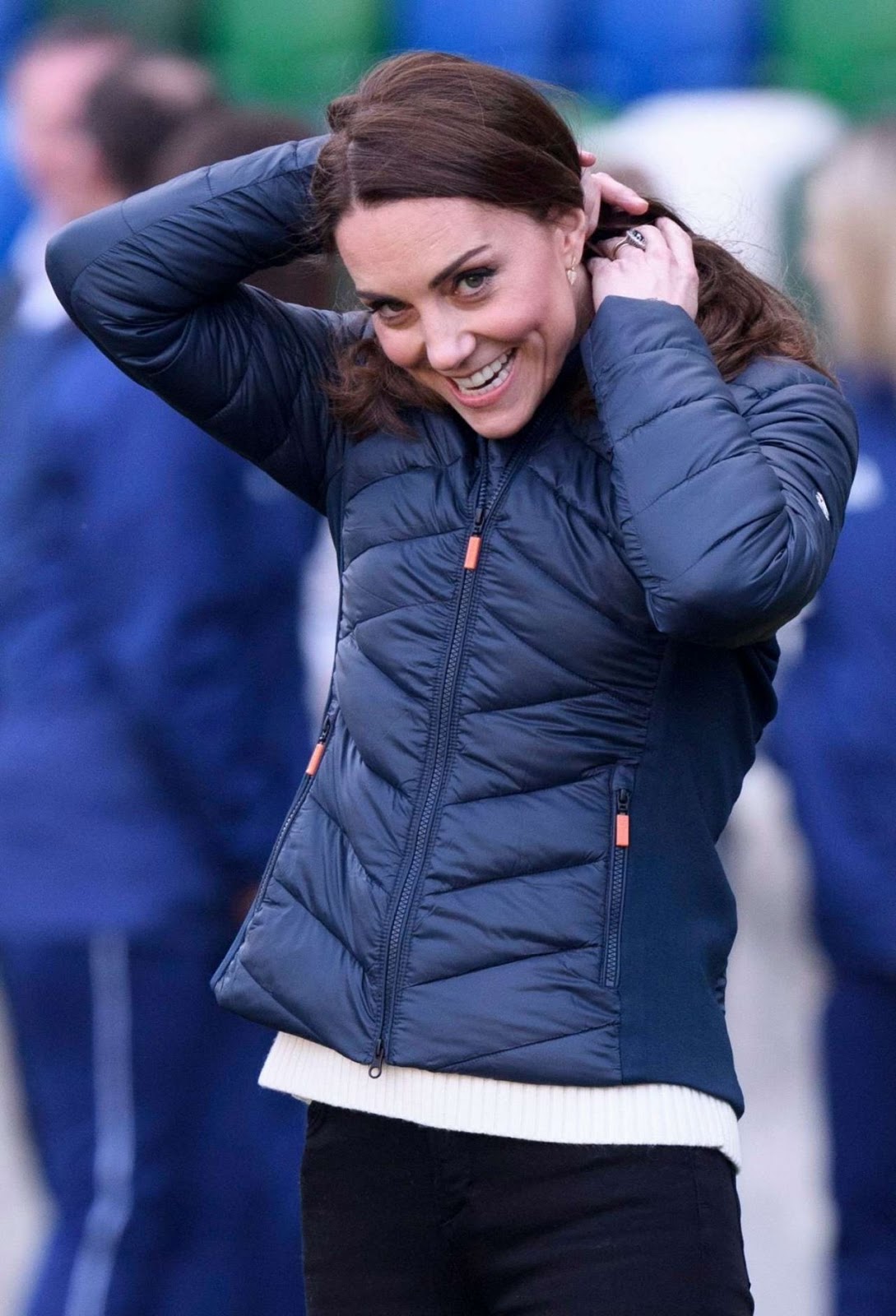 Kate Middleton at National Football Stadium in Belfast, Northern ...