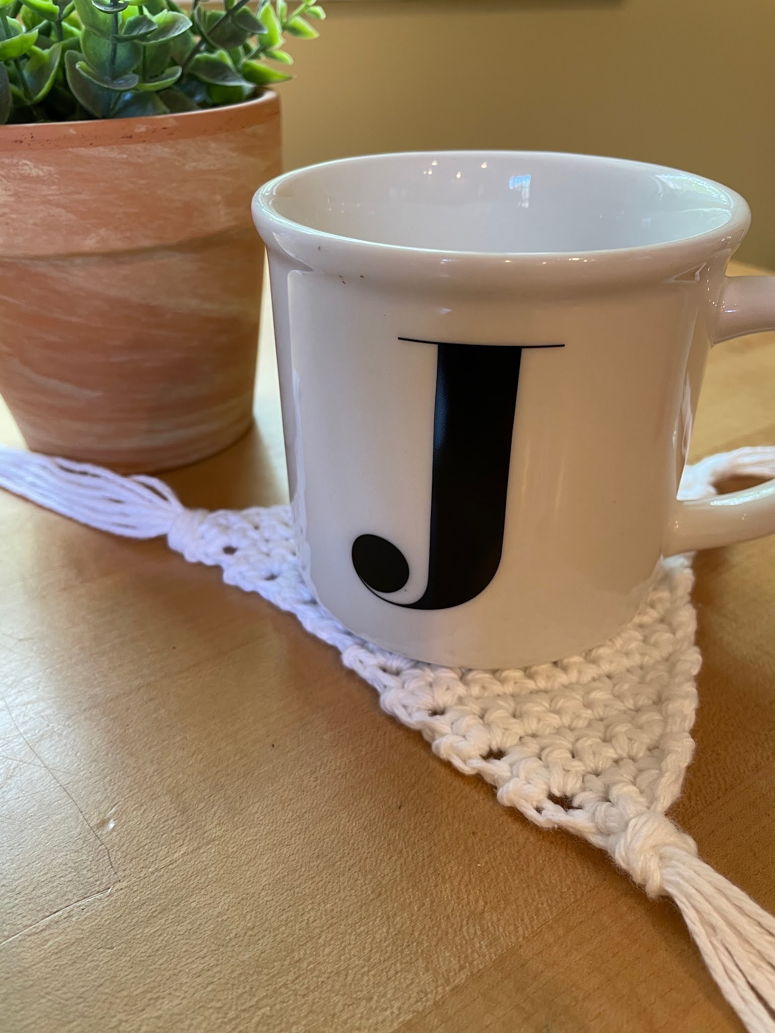 Boho Triangle Coaster | Julie's Creative Lifestyle