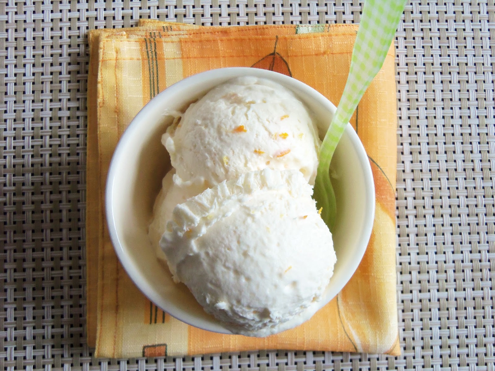 Simply Romanesco: Orange-Lemon Ice Cream