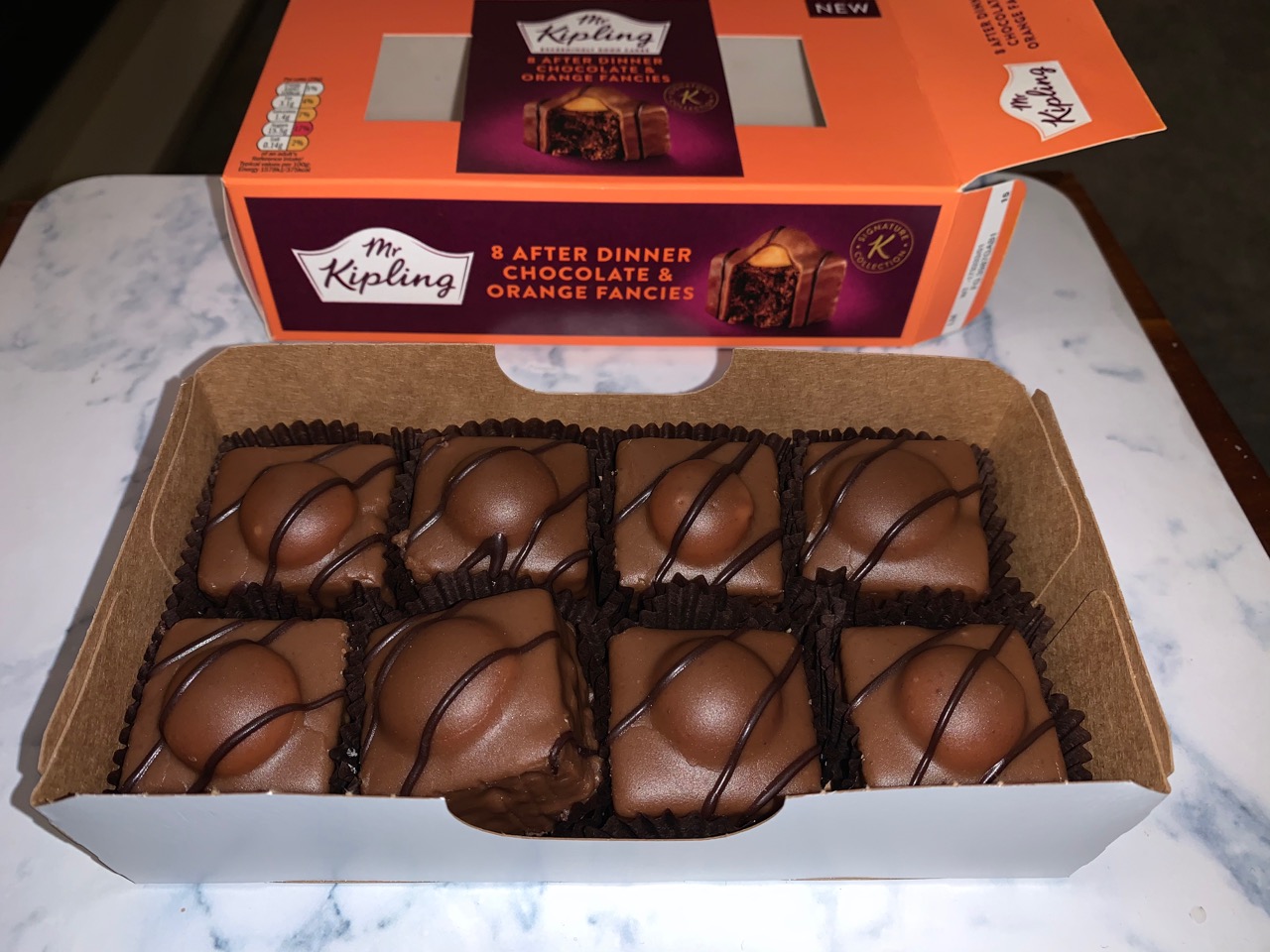 FOODSTUFF FINDS: Mr Kipling After Dinner Chocolate and Orange Fancies ...