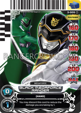 Power Rangers Super Megaforce Cards