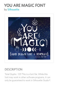 Silhouette UK: Design of the Week - You Are Magic Font - 8th Jan 2019 ...
