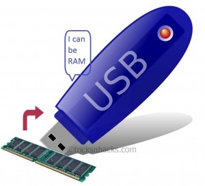 WelCOMe: Use Your USB Flash Drive As Virtual RAM