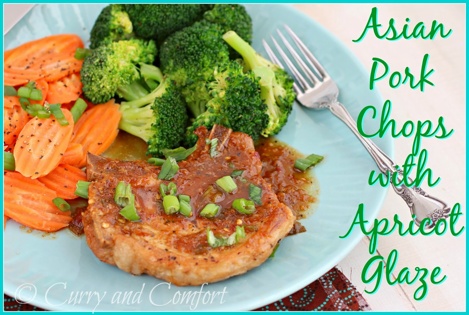Kitchen Simmer: Asian Apricot Glazed Pork Chops