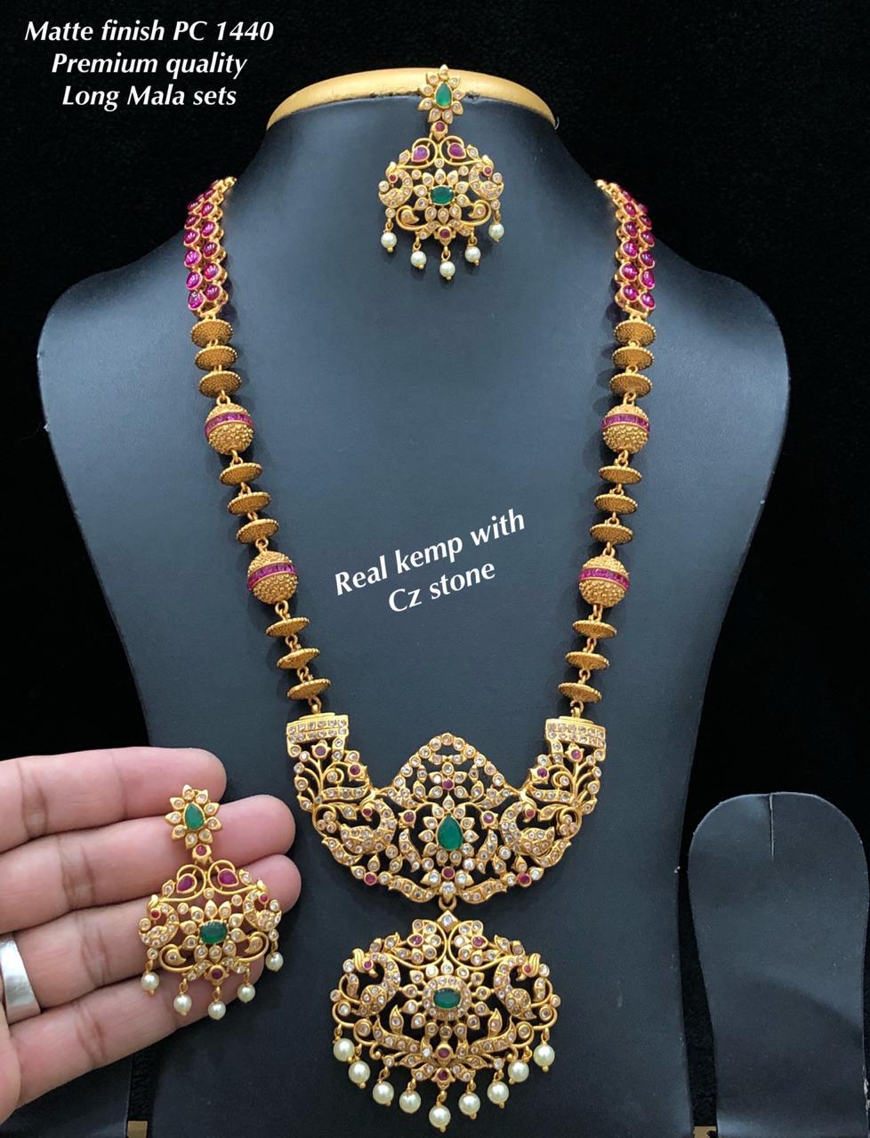 Matt finish jewellery