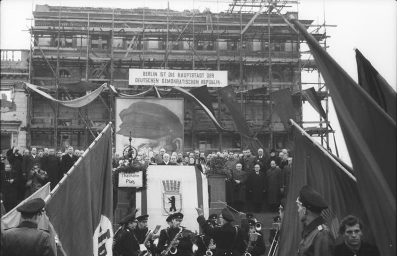 1949. Gloomy News Updates as East Berlin Celebrates an Anniversary