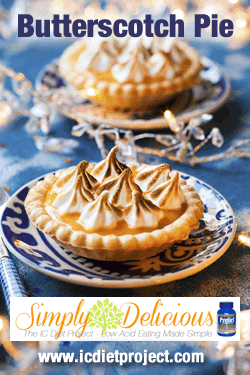 IC Friendly Recipes: Butterscotch Pie (From Confident Choices® A ...