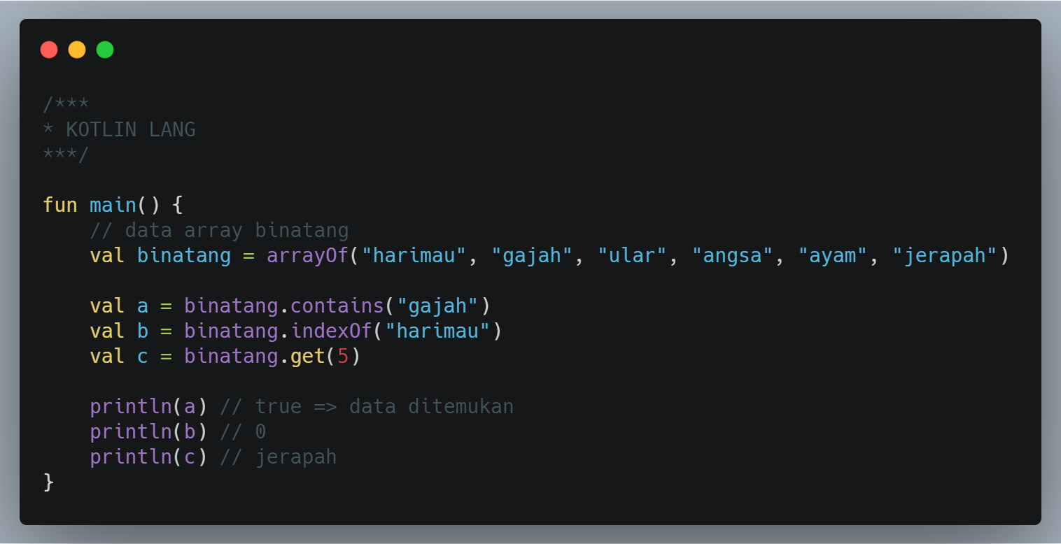 Teknik mencari dan mengambil data array berdasarkan indeks atau value ...