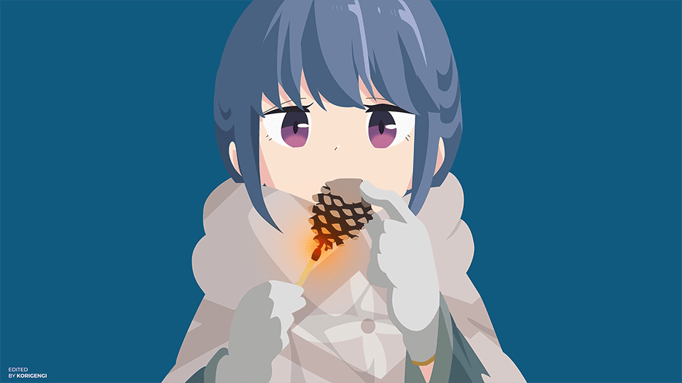 Shima Rin - Yuru Camp Wallpaper - DameKun