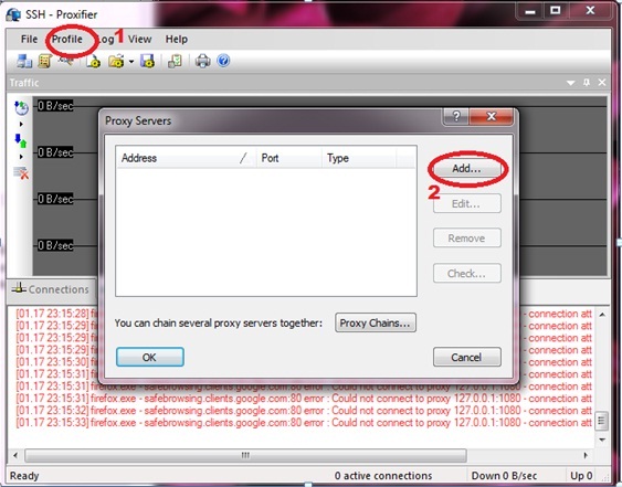 Cara menggunakan proxifier - chartgast