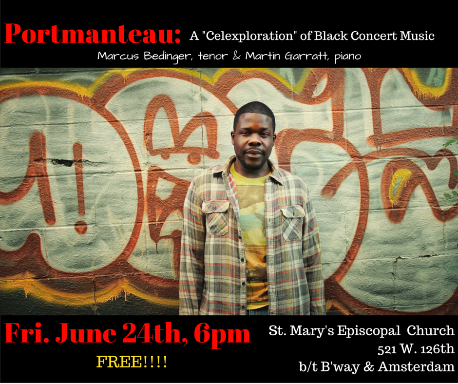 AfriClassical: Harlem Opera Theater Vocal Competition Finalist Marcus ...