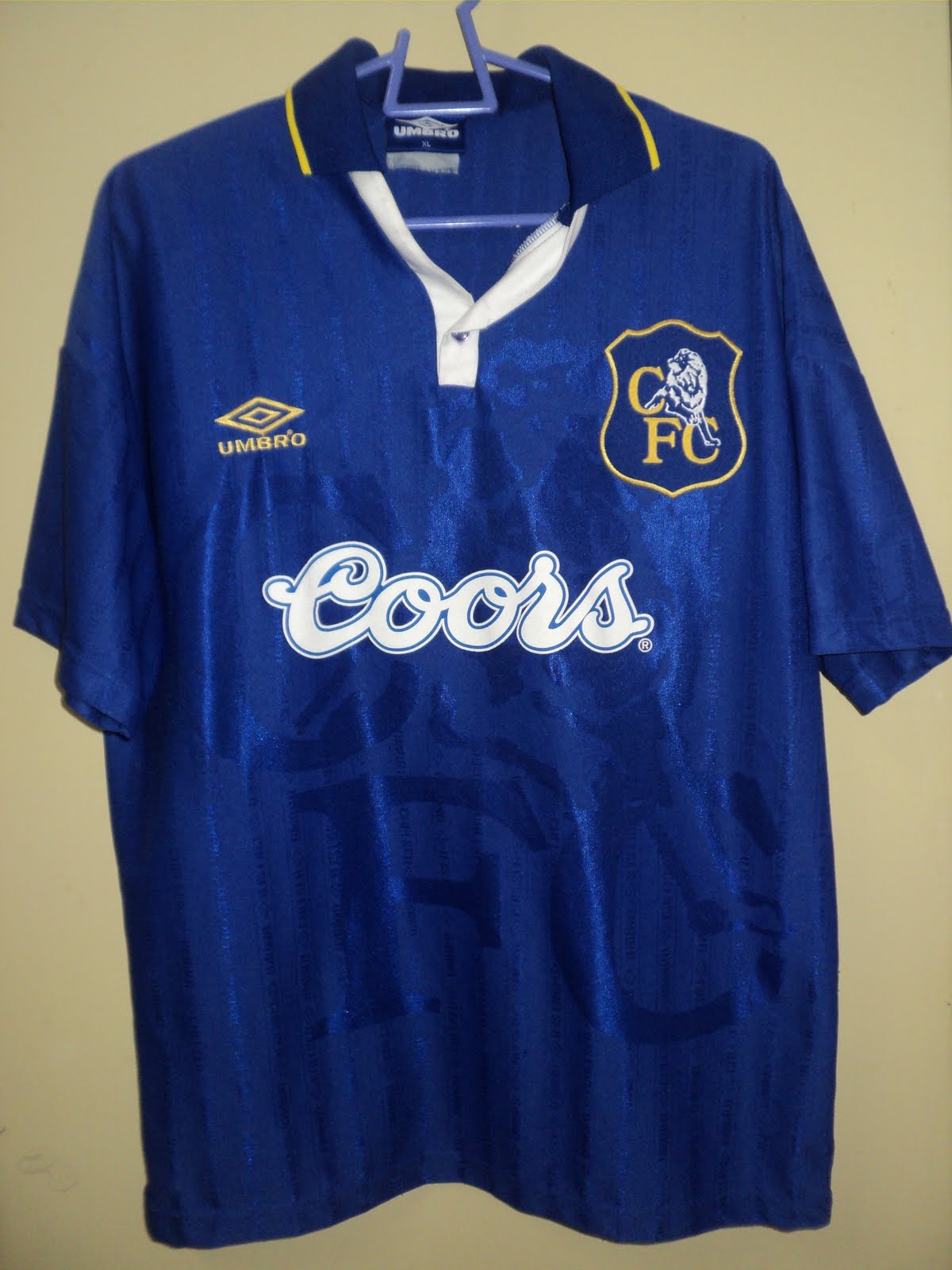 Jeff Karim's Blog - JAS.MY: 1995-97 Chelsea Home Shirt
