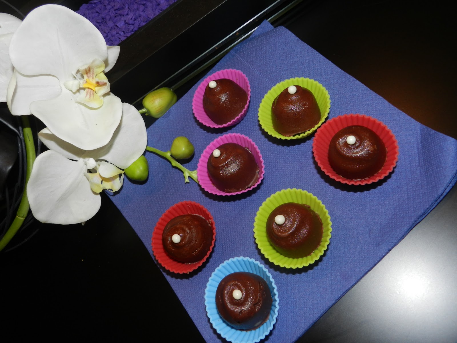 La cocina de Vifran: Bombones de chocolate con leche rellenos de ...