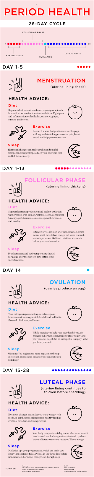 Health Advice for Every Phase of Your Menstrual Cycle - Healthy Lifestyle