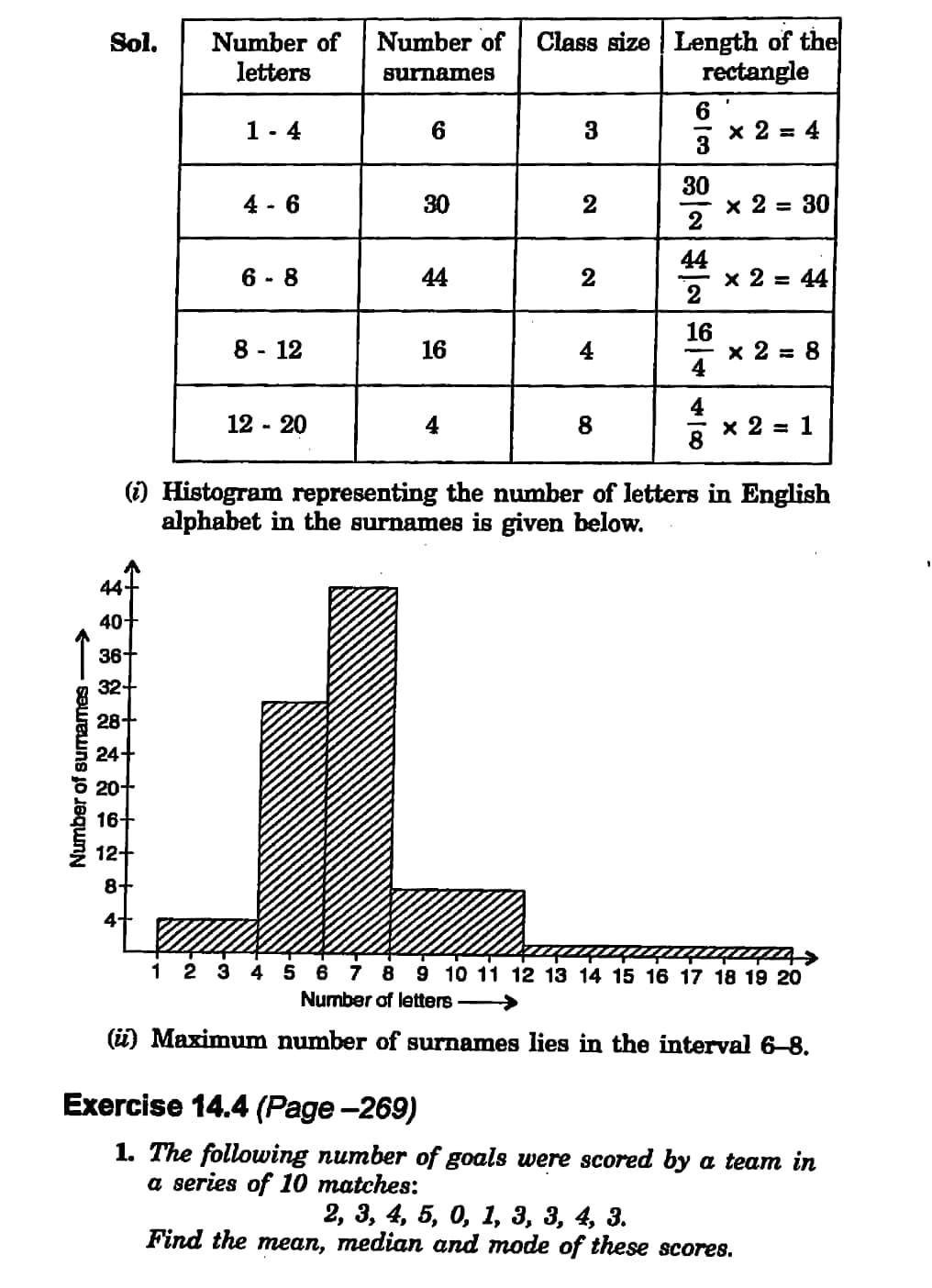 Statistics class 9 math solution - Studypur