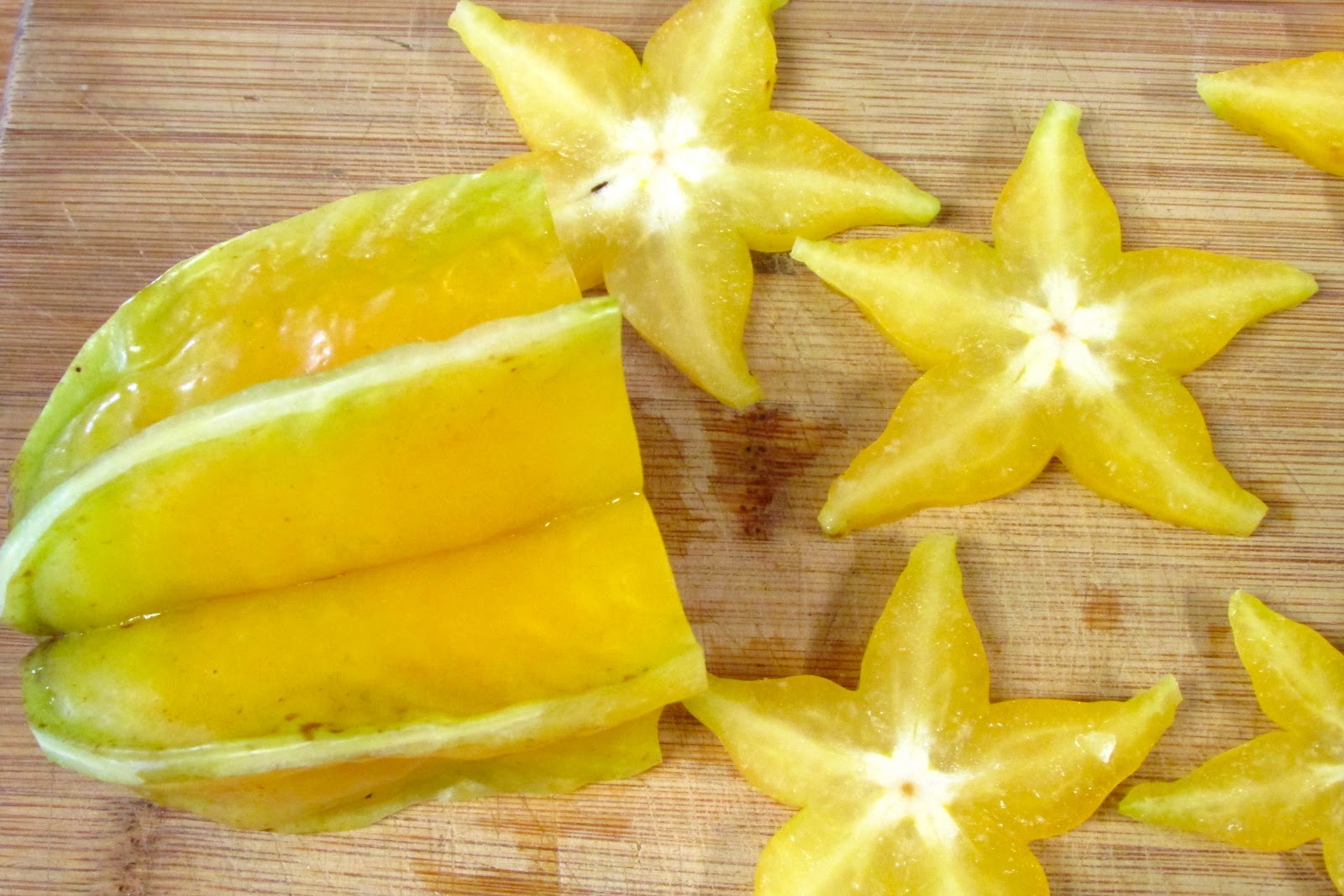 Star Fruit Cut In Half