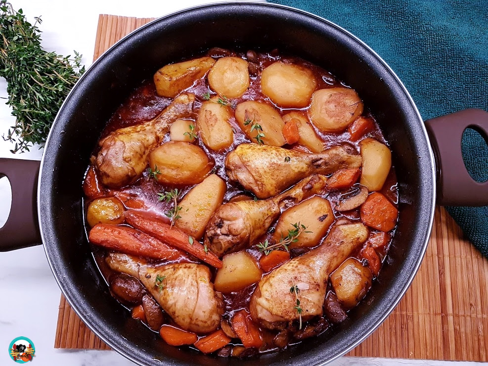 Cazuela de pollo con verduras - ¡Huele Bien!