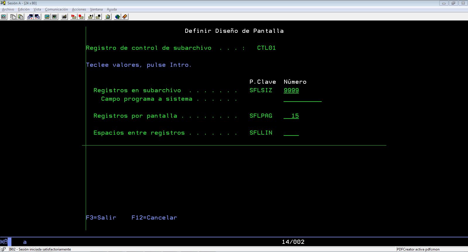 AS400: Creación de un Subfile - DDS - Parte 2 AS400: Creación de un Subfile - DDS - Parte 2