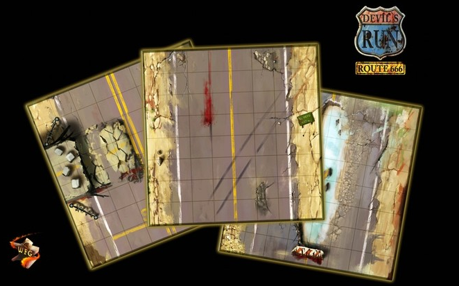 Wargame News and Terrain: World Forge Games: The Devil's Run: Route 666 ...