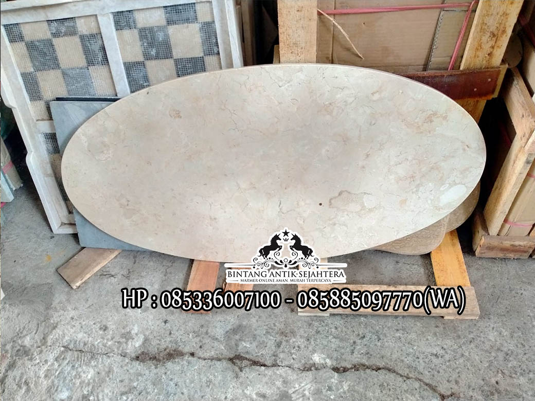 Daun Meja Marmer | Top Table Meja Marmer - Kerajinan Marmer Tulungagung