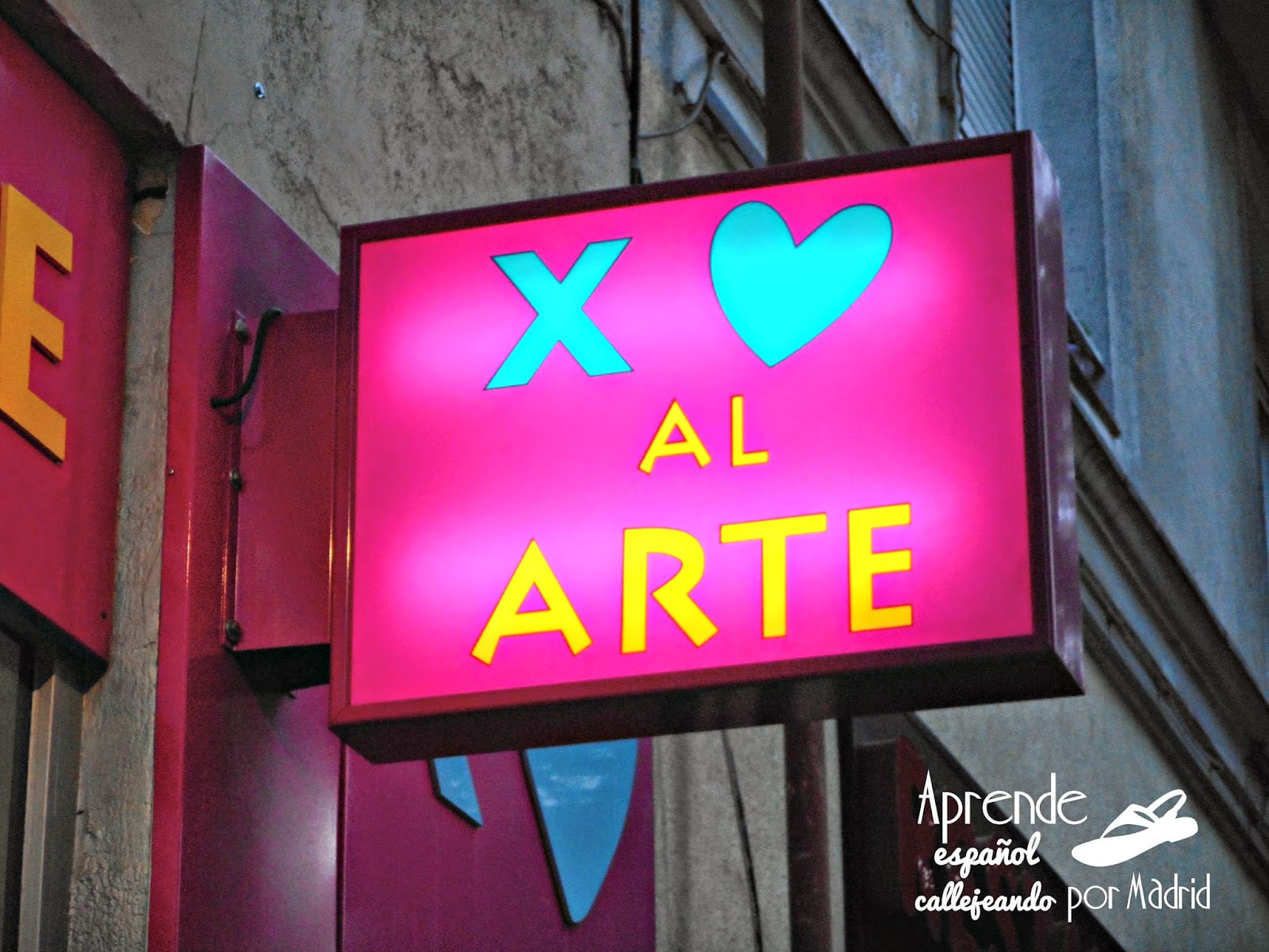 Por amor al arte - Aprende español callejeando por Madrid