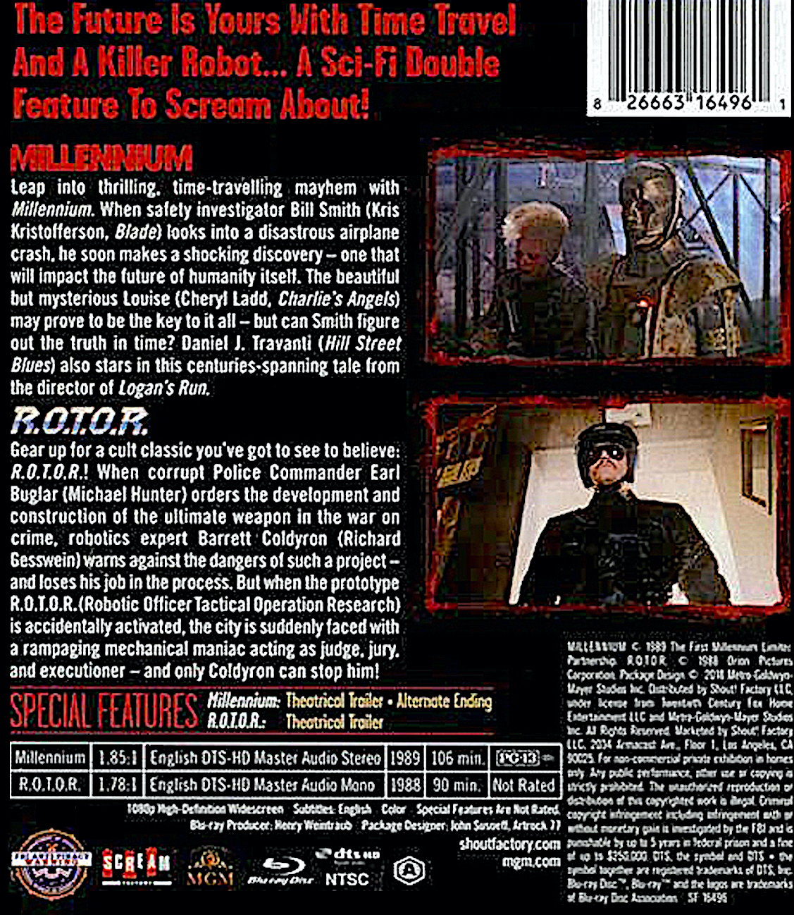 blu-ray and dvd covers: SCREAM FACTORY DOUBLE FEATURE BLU-RAYS: BAD ...