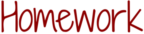 Life As Kim: This week my Word of the Week is: Homework! #WotW