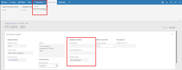 Create a Simple Approval Workflow in Microsoft Dynamics D365