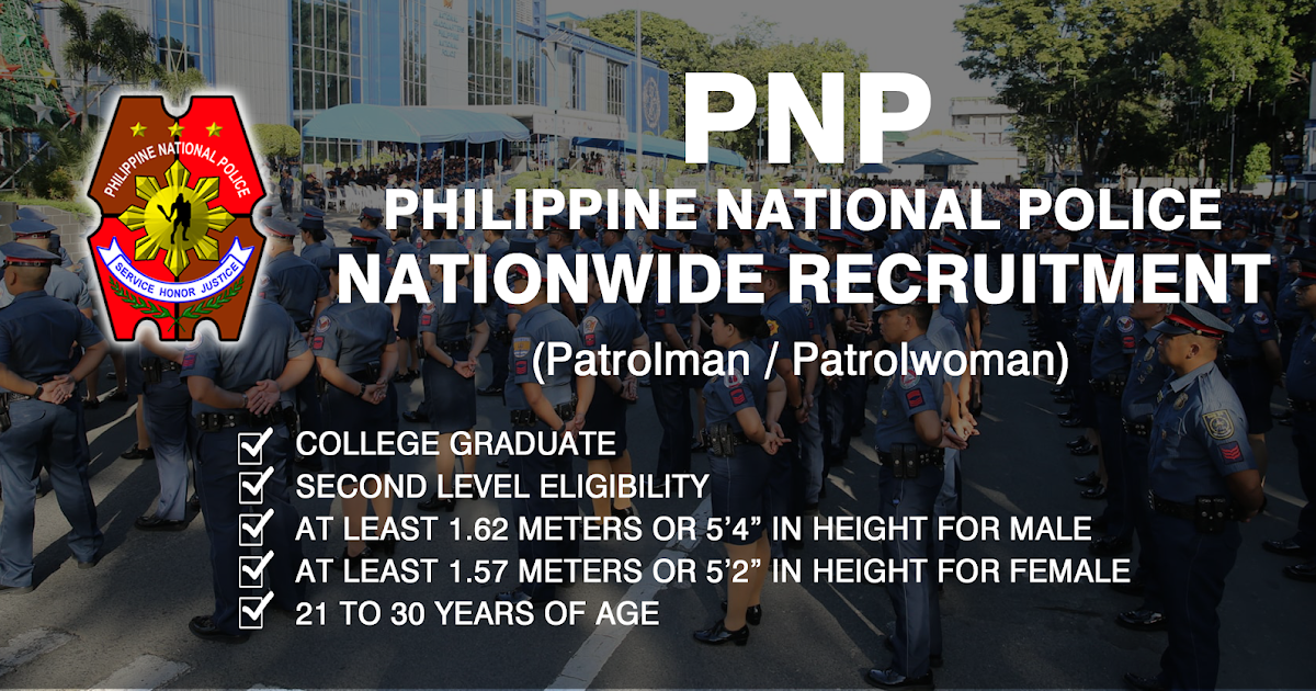 Civil Service Exam PH: PNP is Hiring Police Officers for Regular Quota ...