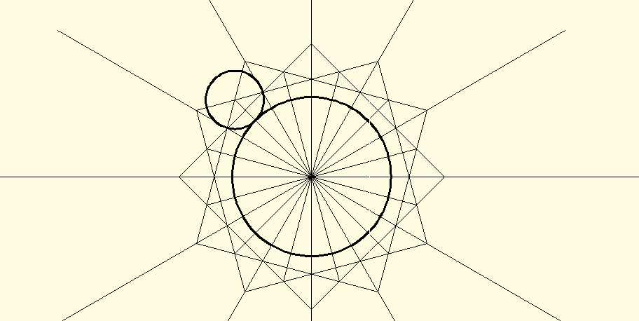 Textile Arts Now: Draw a continuous interlacing geometry motif.
