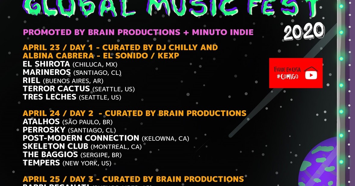 Global Music Fest 2020, online e beneficente, terá 20 bandas de 8 ...