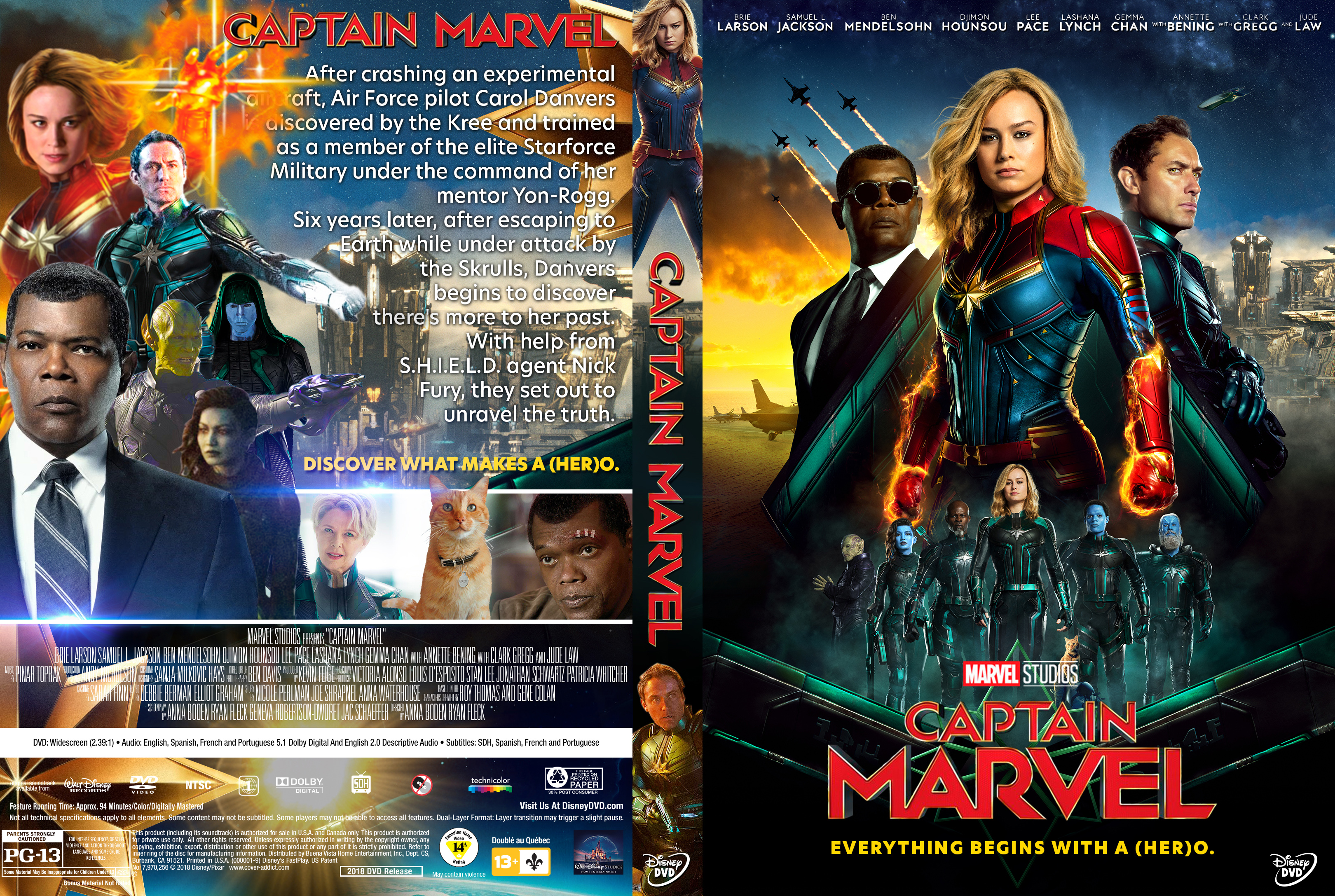 Marvel Movie DVD Covers