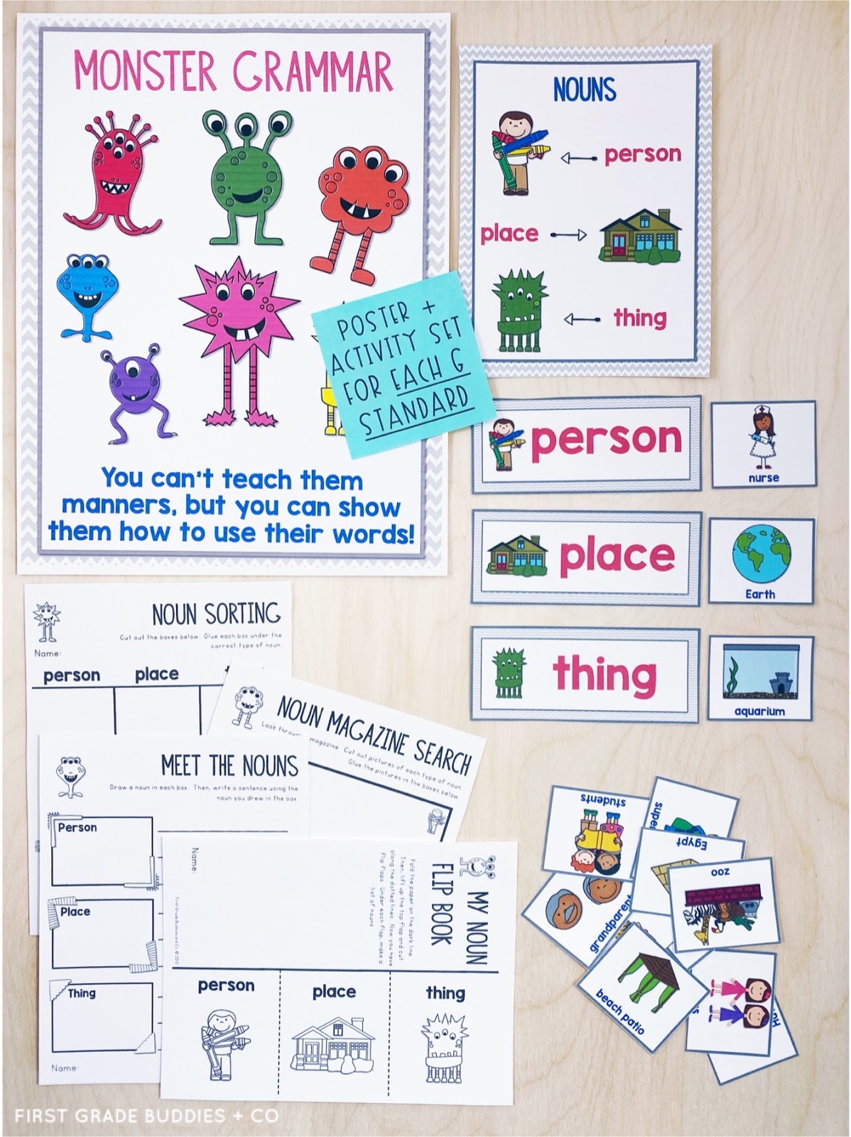 Don't Forget Grammar! Add it in Easily! | First Grade Buddies