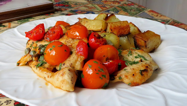 Mediterranean Sauced Chicken Escallops | The English Kitchen