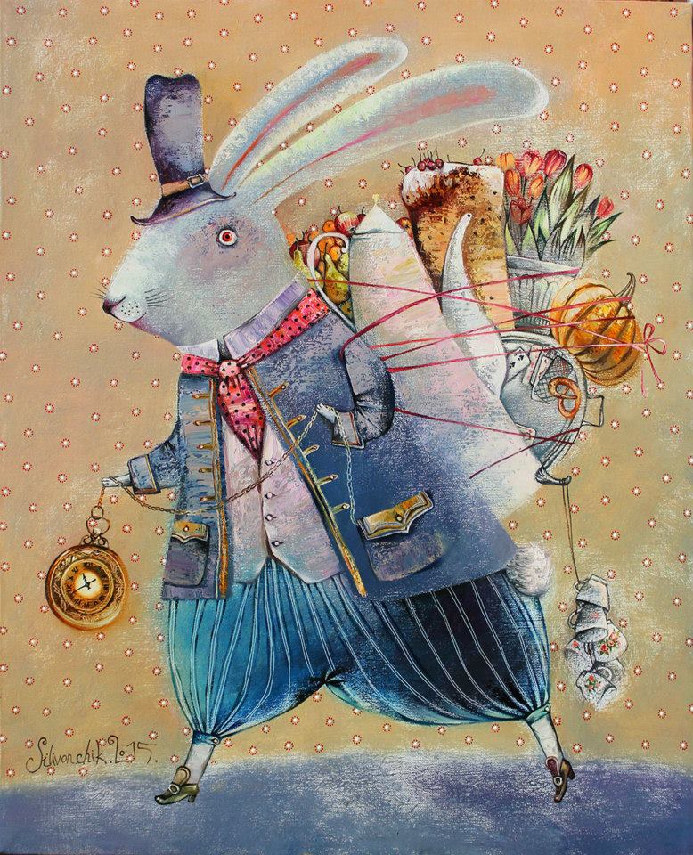 Pinzellades al món: EL conill d'Alícia al País de les Meravelles / El ...