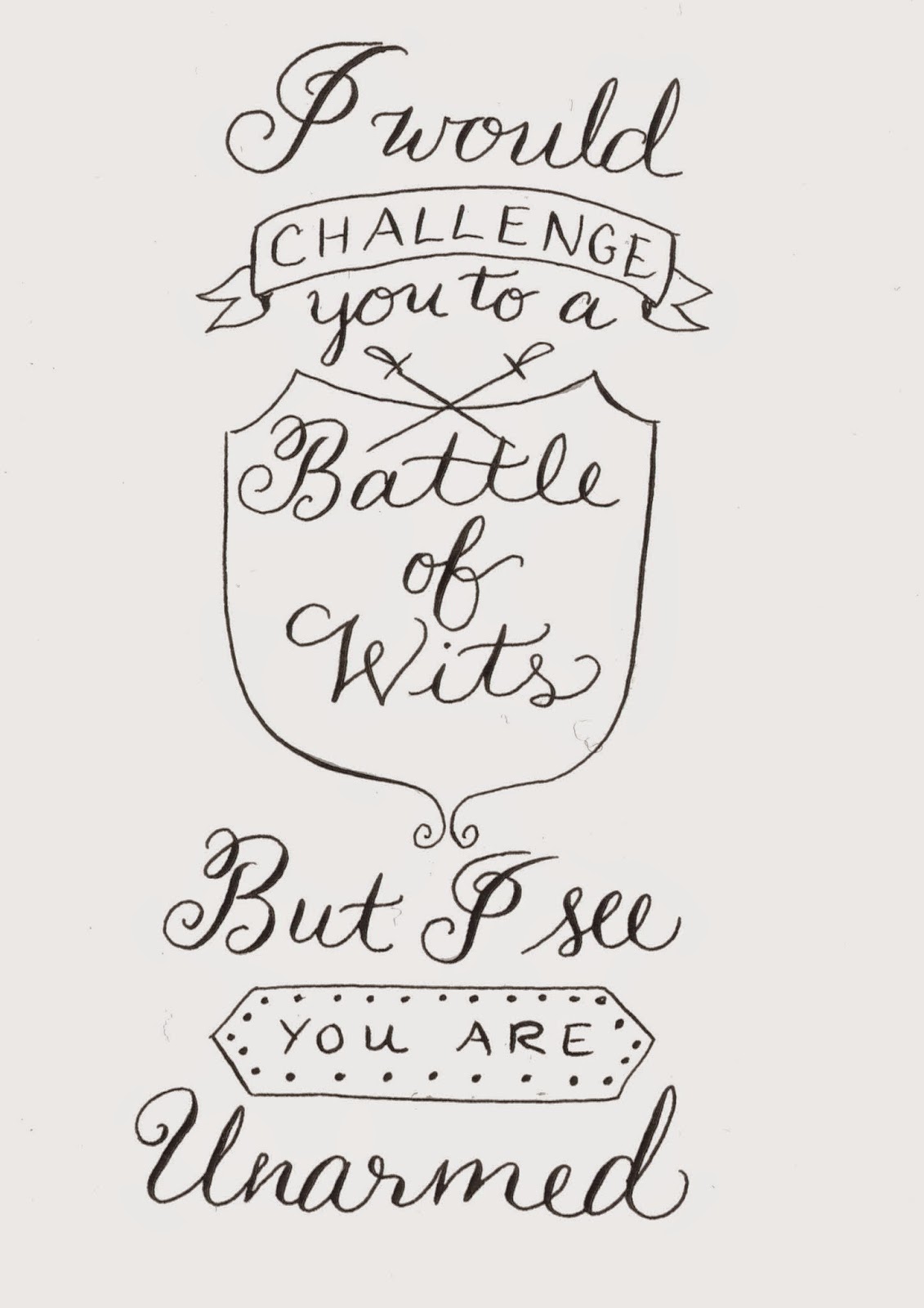 Knotty By Nature: Calligraphy! Using a flexible nib to create word art ...