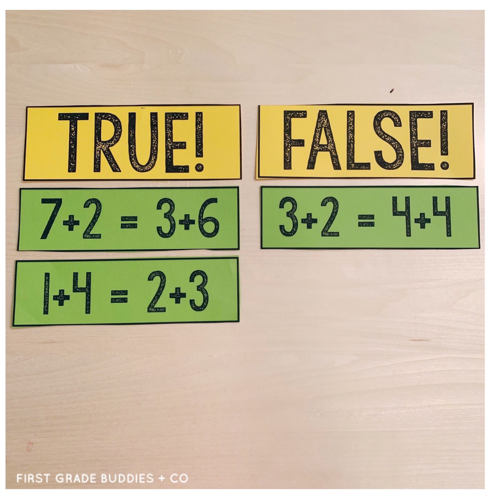 Teaching Equality in Math | First Grade Buddies