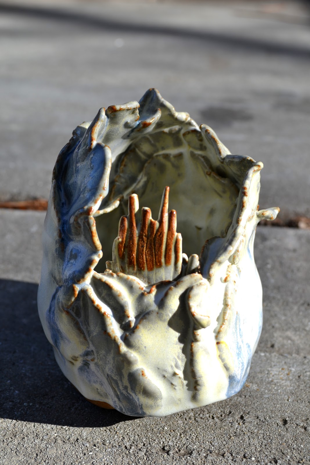 Jennifer Seeley Art: Ceramics Hand Building with wheel throwing