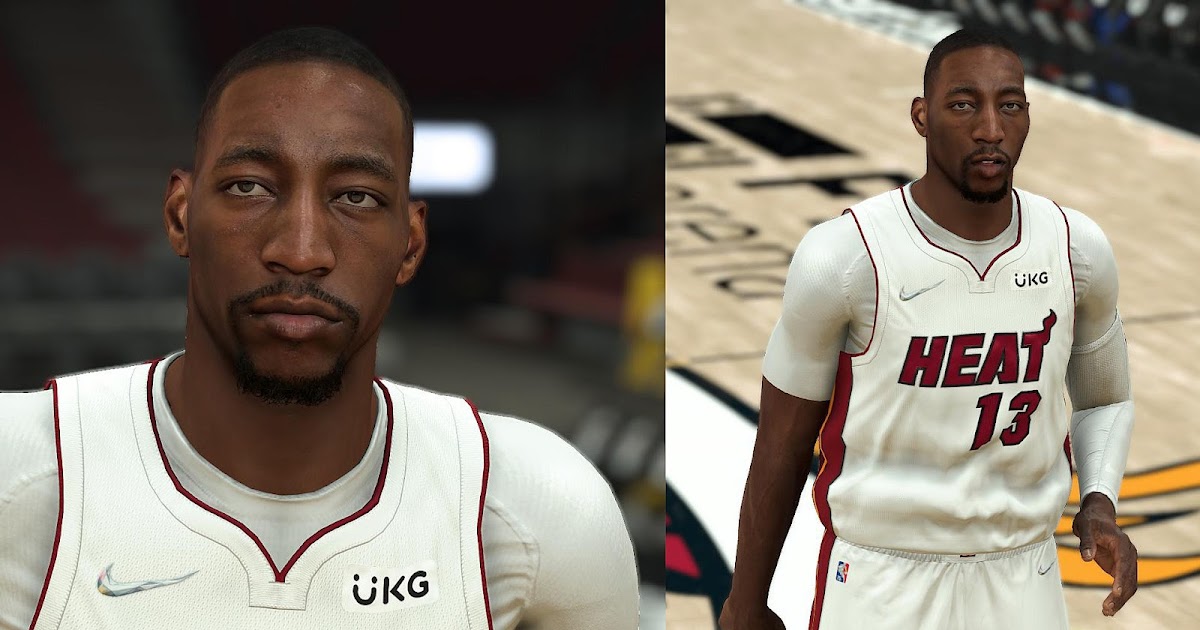 NBA 2K22 Bam Adebayo Cyberface and Body Model by 2KAWEI - Shuajota: NBA ...